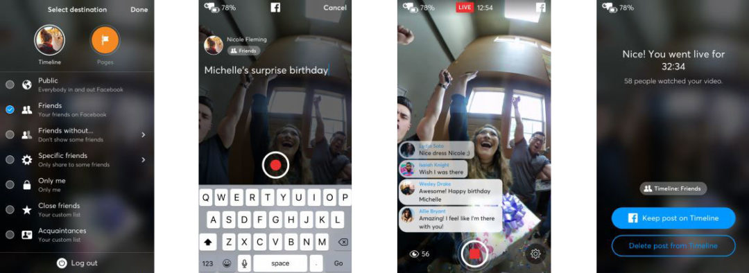 Le Facebook Live 360 disponible pour tous les utilisateurs
