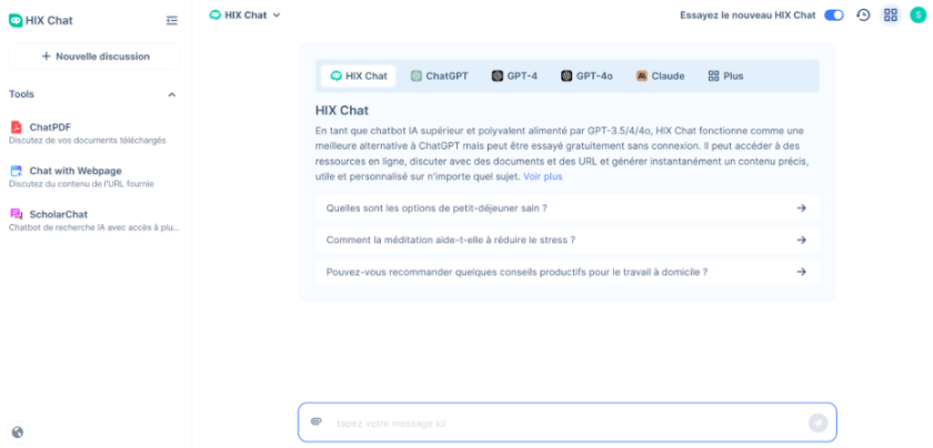 Le chatbot Hix Chat : un agent conversationnel indispensable